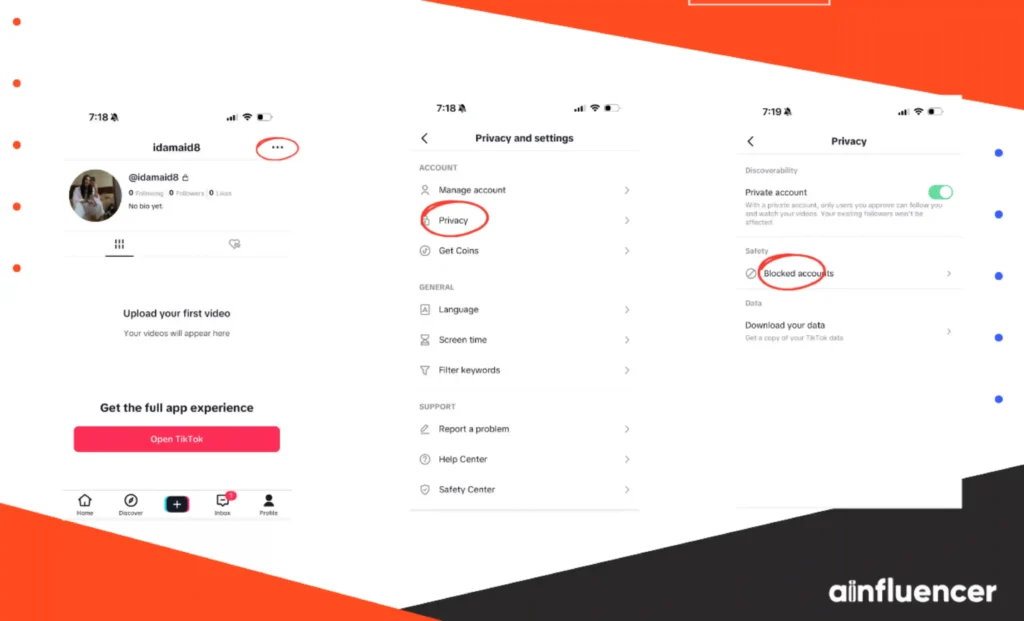 How To See Your Block List On Tiktok