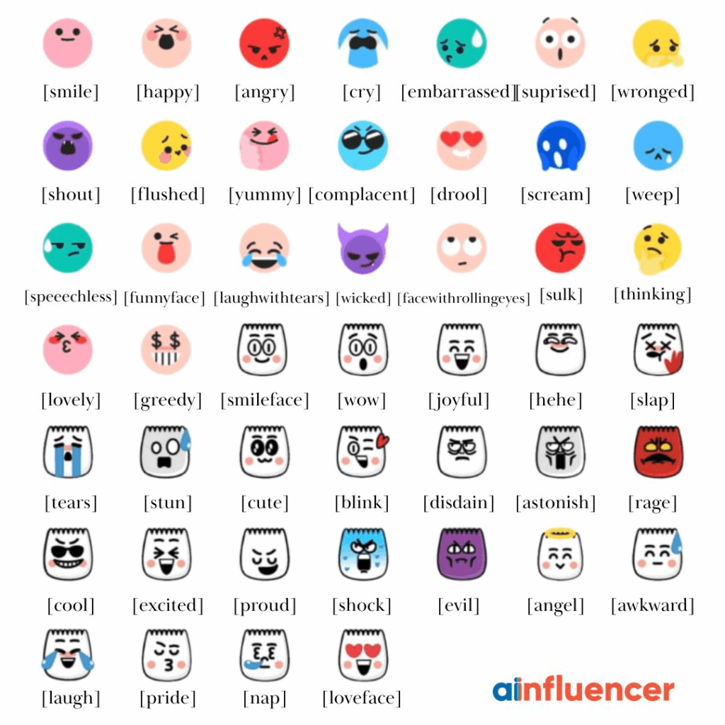 TikTok Emojis: All 46 Hidden Emojis Codes & How to Use Them